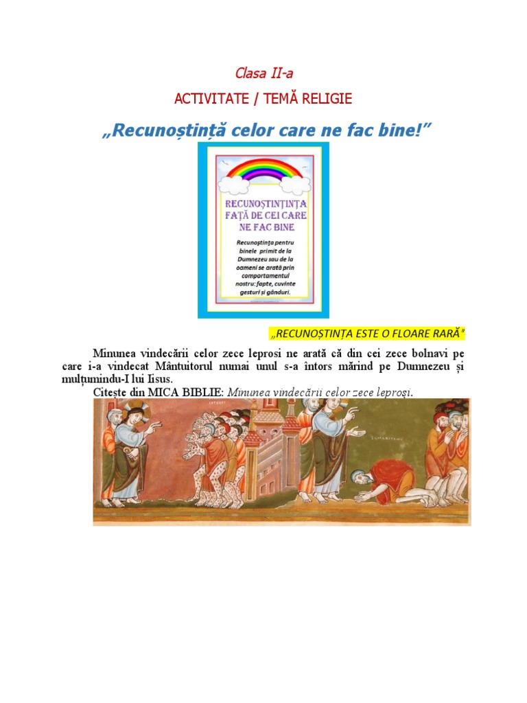 Recunostinta 9 1 | PDF