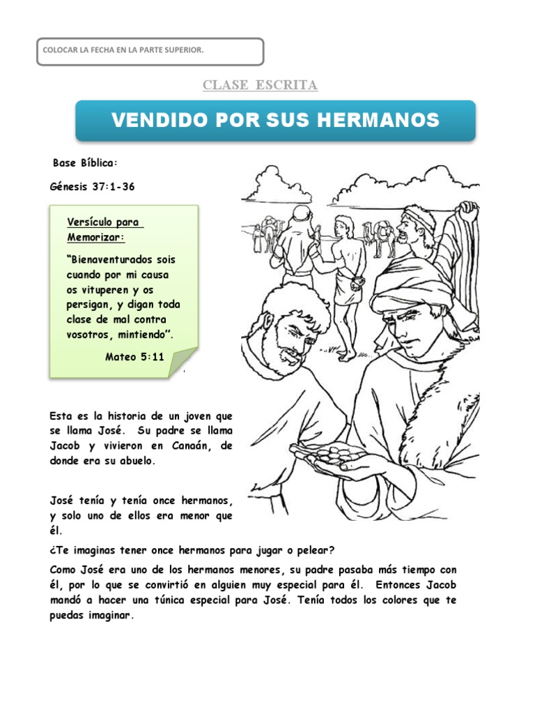 Historia Biblica De Jose Lección 3 {Junio] | Cuna | La Túnica Nueva