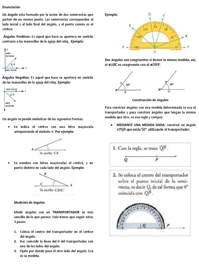 Ángulos Septimo | PDF | Ángulo | Geometría
