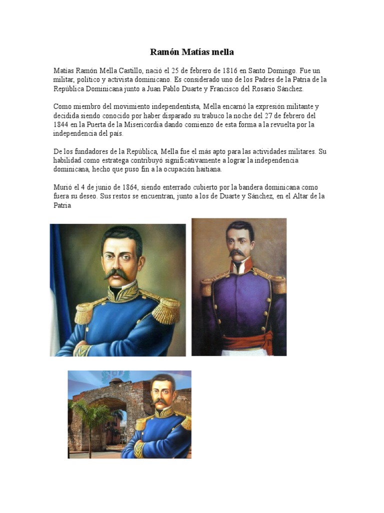 Ramón Matías mella | PDF