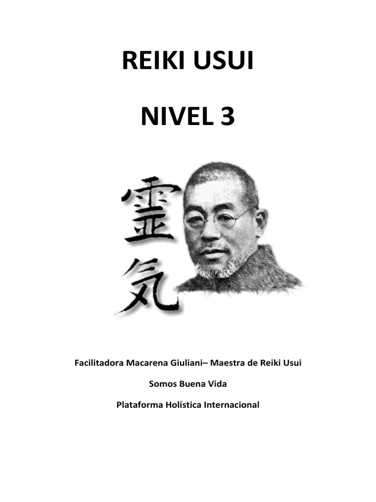 REIKI USUI Nivel 3 Módulo 1 SBV PDF | PDF | Reiki | Meditación