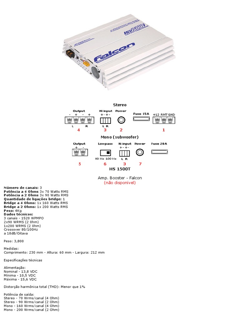Falcon - HS 1500T | PDF