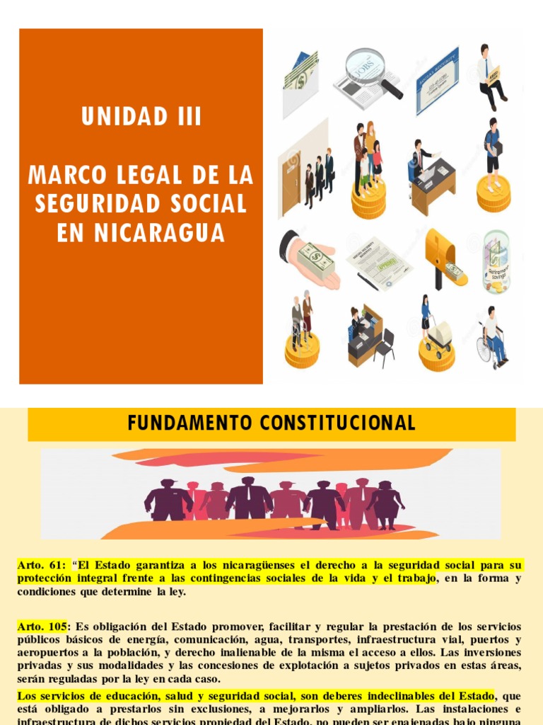 Regimen Legal de La Seguridad Social y Estructura de Su Ley y ...