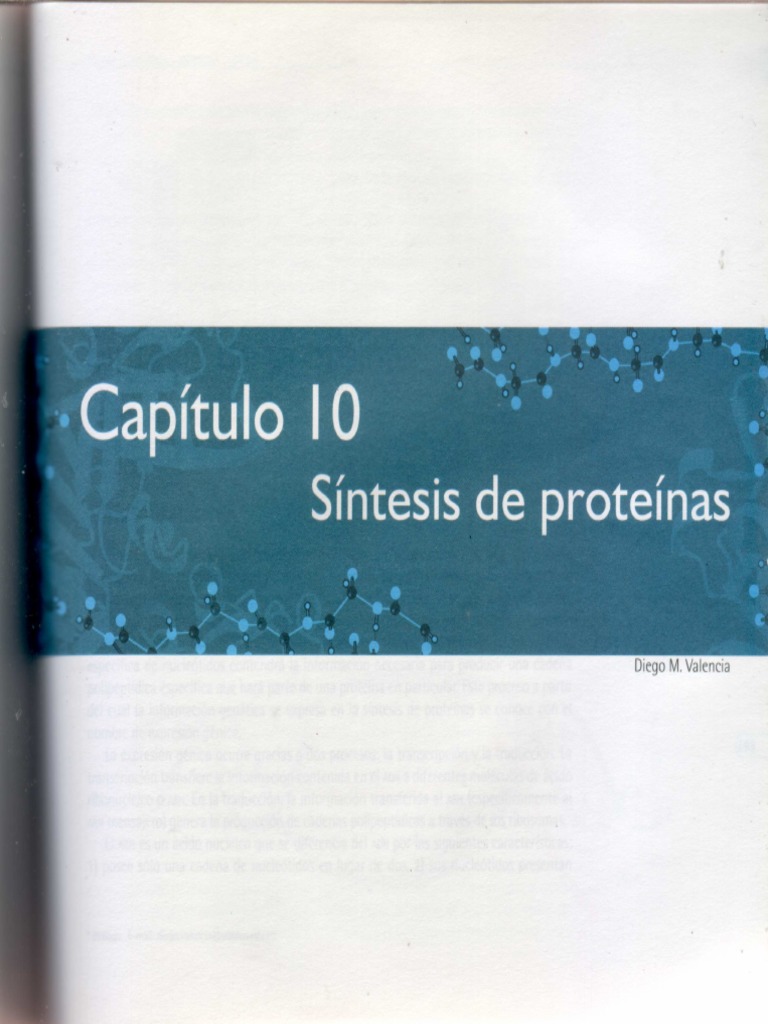 Cap 10-ARN Transcripcion Traduccion | PDF