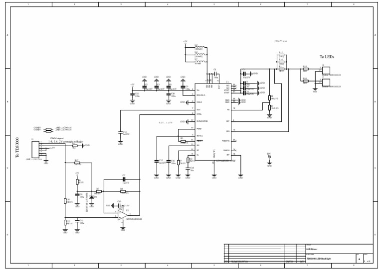 TDS3000 LED Backlight | PDF