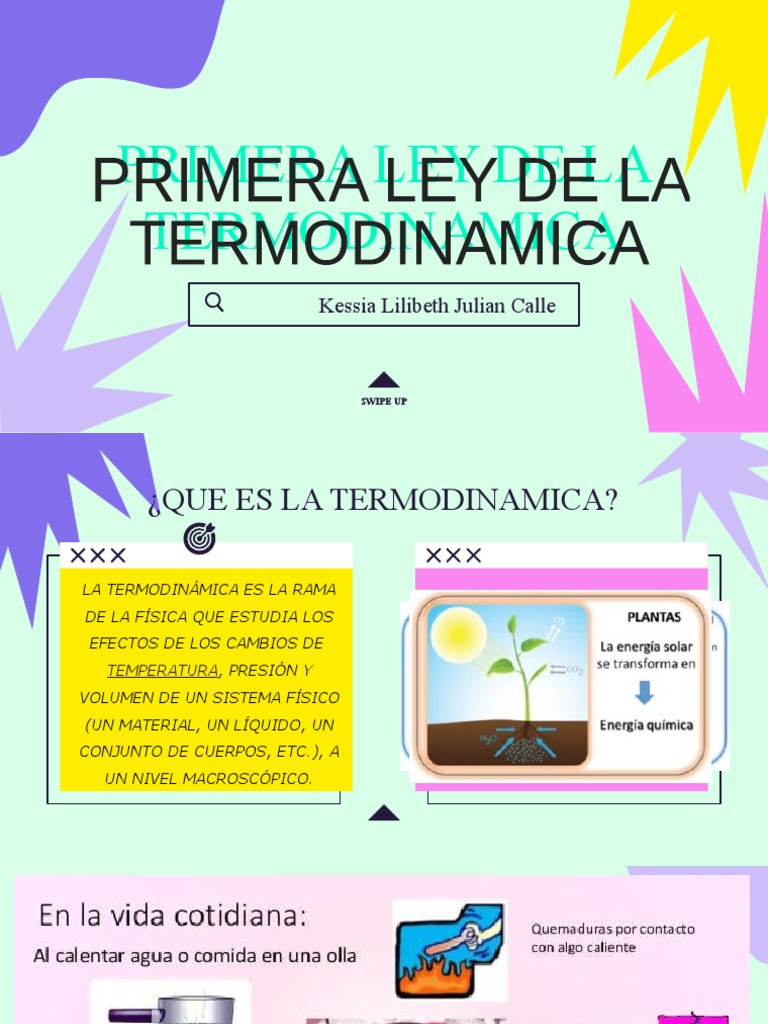 Primera Ley de La Termodinamica | PDF