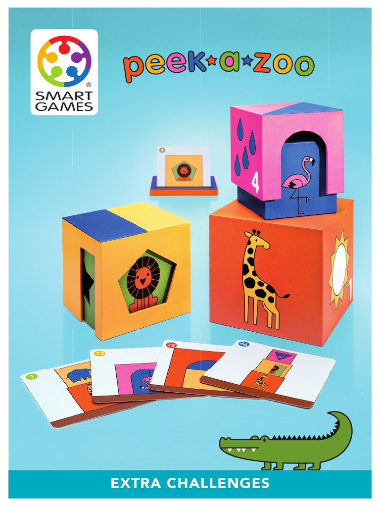 SmartGames Peek-A-Zoo Extra Challenges | PDF
