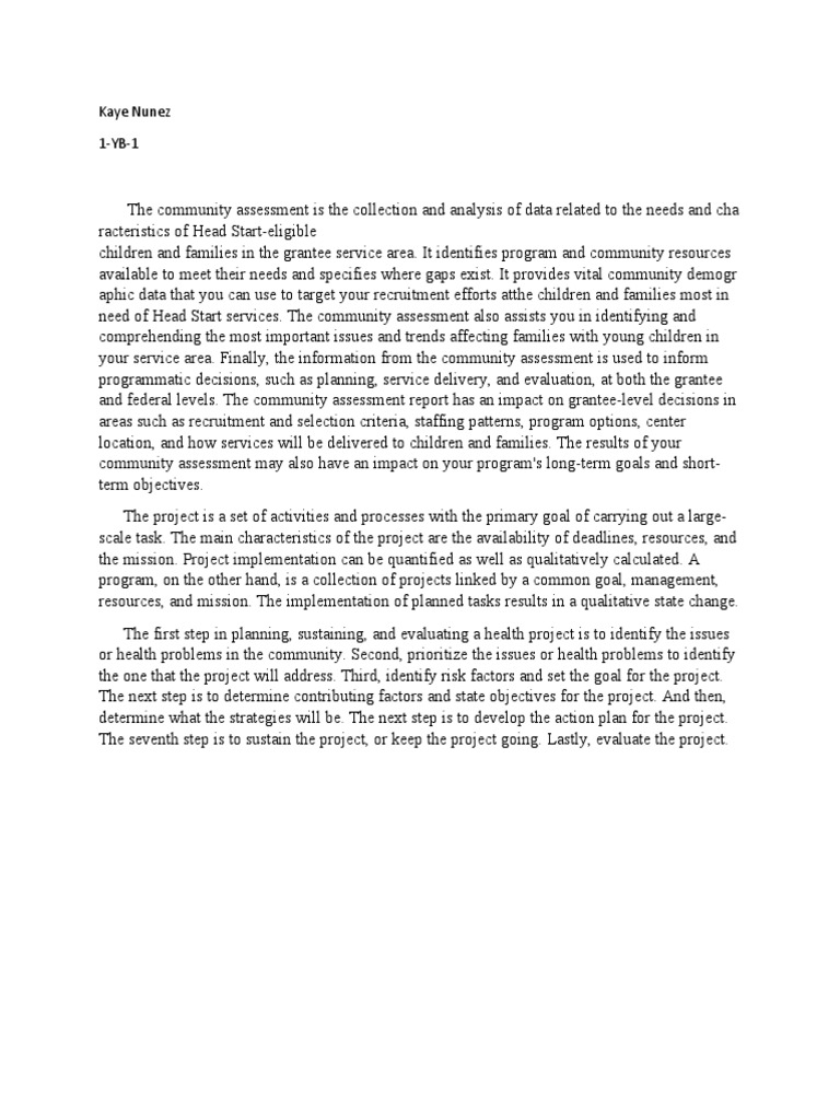 CPHM Lab - Essay | PDF