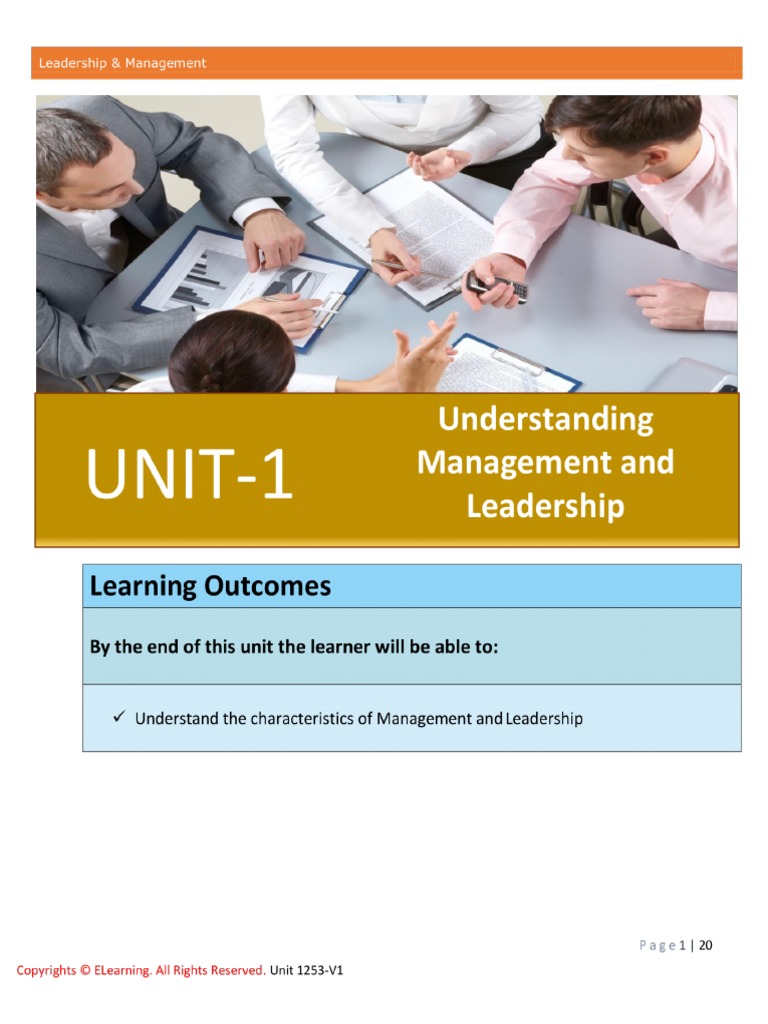 Understanding Management and Leadership | PDF
