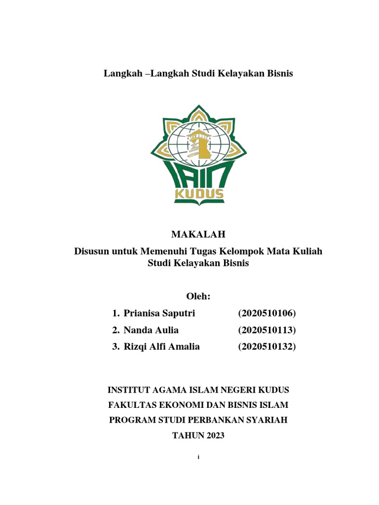 Kelompok 2 Studi Kelayakan Bisnis | PDF