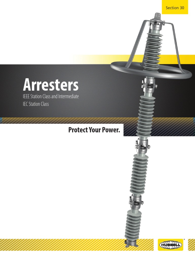 Station Class Surge Arresters IEEE and IEC PDF | PDF | Insulator ...