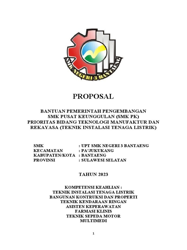 Proposal PK SMK 3 Titl BTG | PDF | Seni