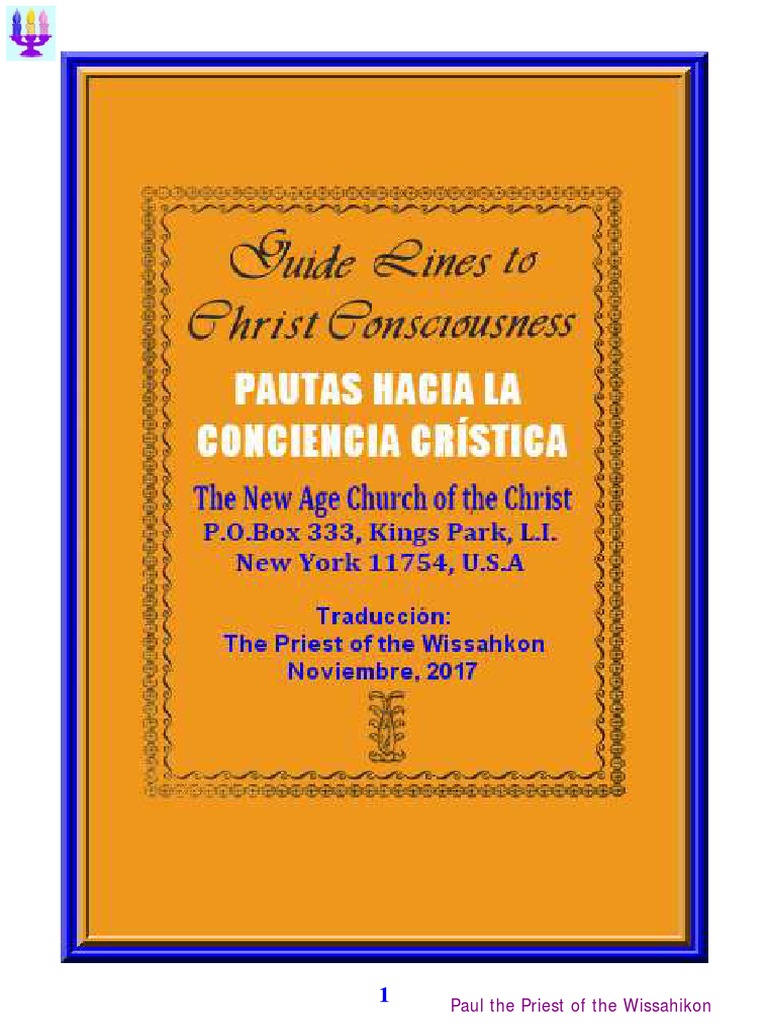 Pautas Hacia La Conciencia Cristica | PDF | Cristo (título) | Verdad