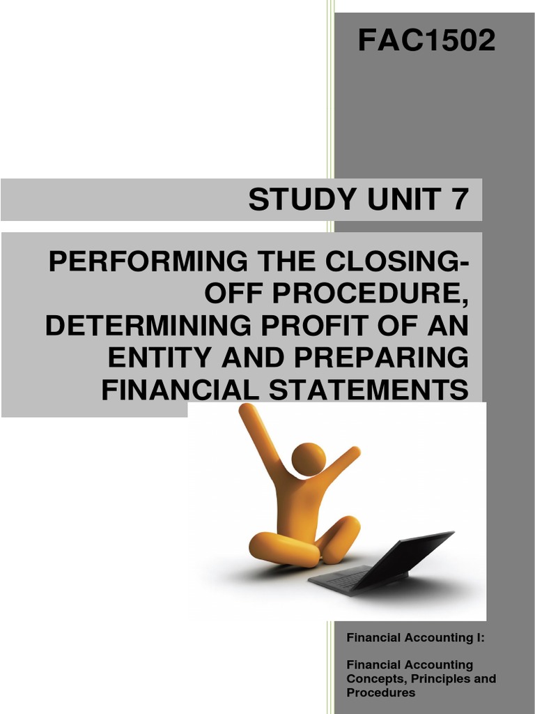 FAC1502 - Study Unit 7 - 2021 | PDF | Debits And Credits | Inventory