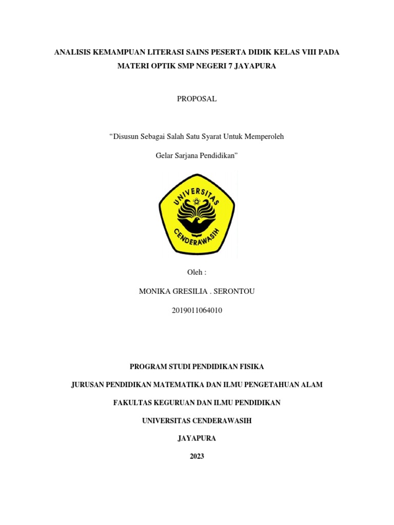 Kata Pengantar Proposal Pdf
