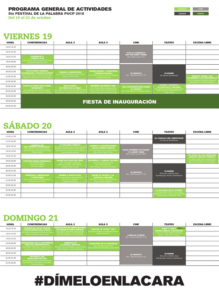 Programa General | PDF