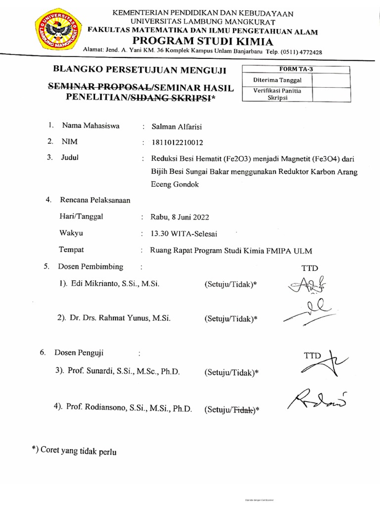 Form Ta 3 PDF | PDF