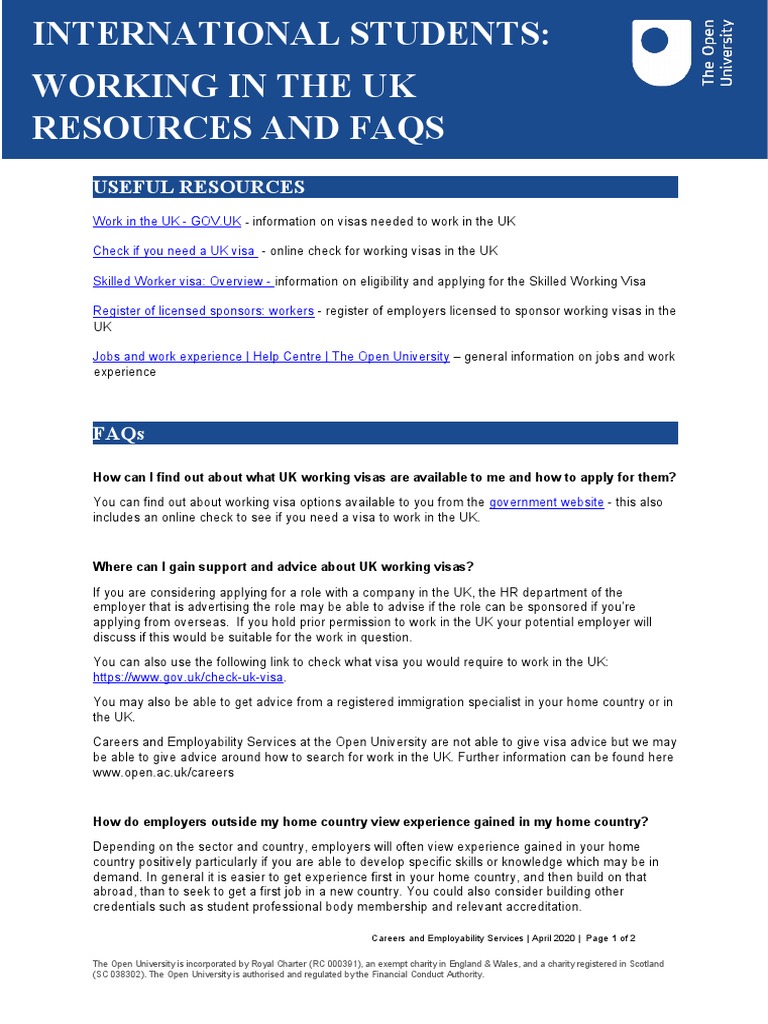 Resources and FAQs | PDF