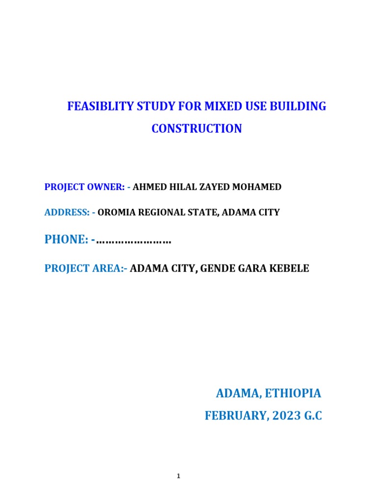 Mixed Use Building | PDF | Net Present Value | Internal Rate Of Return
