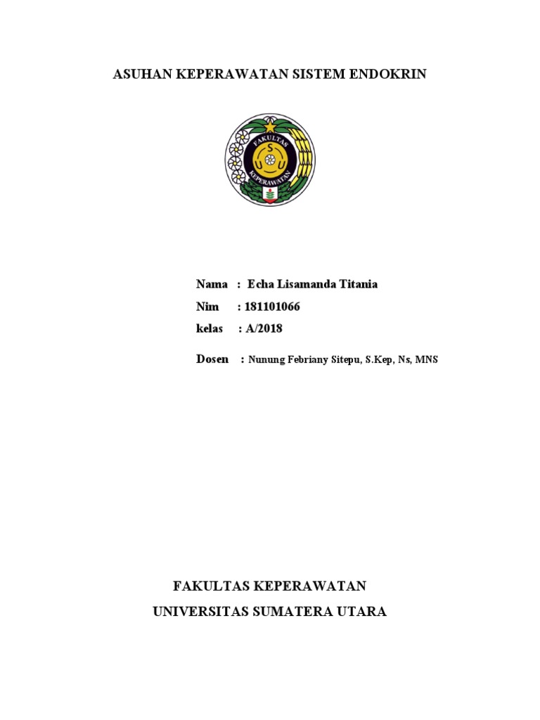 Echa Lisamanda Titania (181101066) Endokrin | PDF | Sains & Matematika
