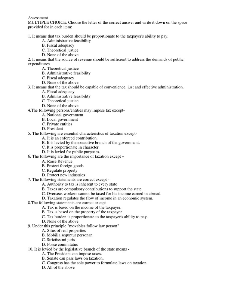 Assessment Lesson 3 | PDF | Social Science | Law