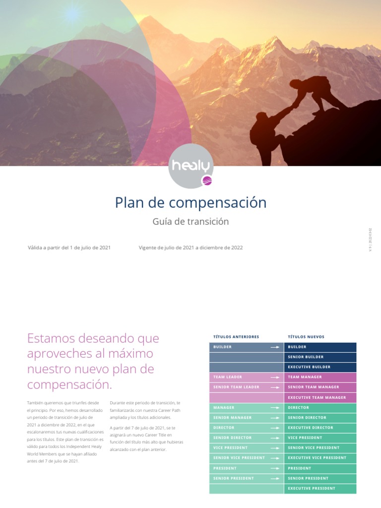 Healy World Transition Guide 2022 Es Global PDF | PDF