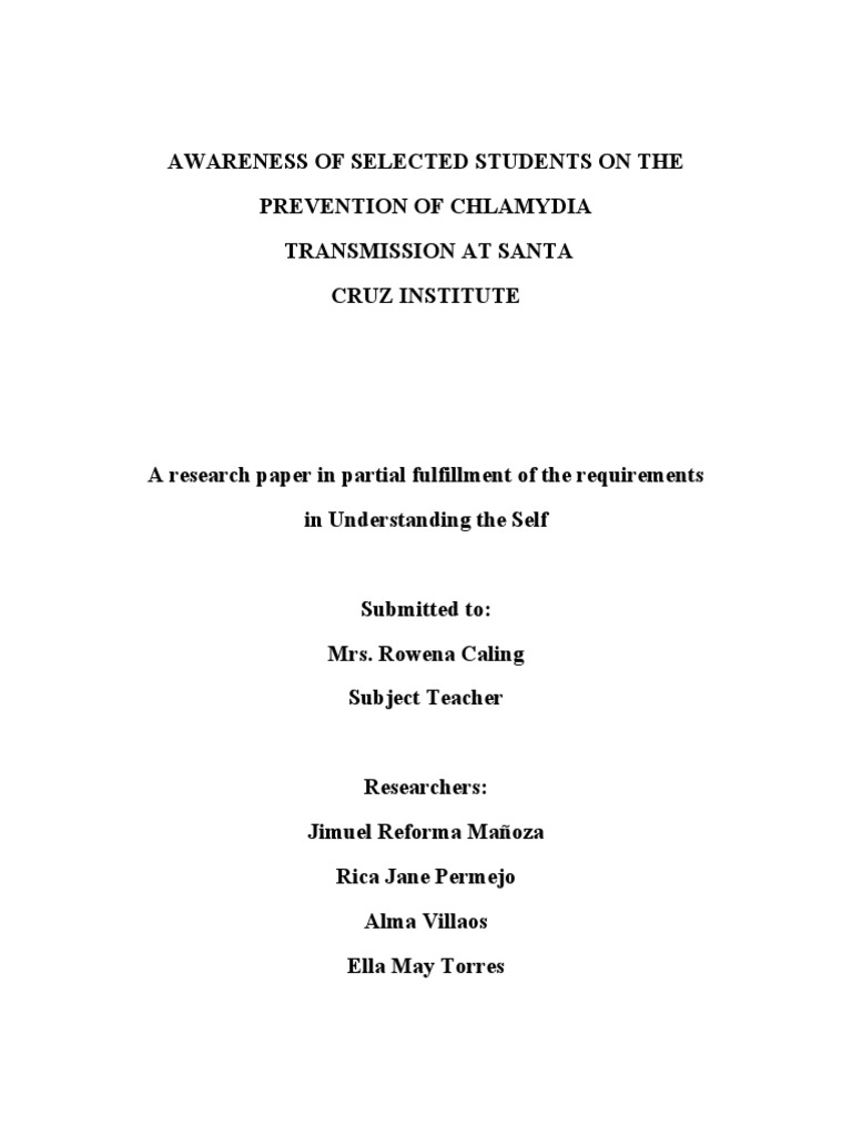 Awareness Of Se Wps Office Pdf Sexually Transmitted Infection Safe Sex