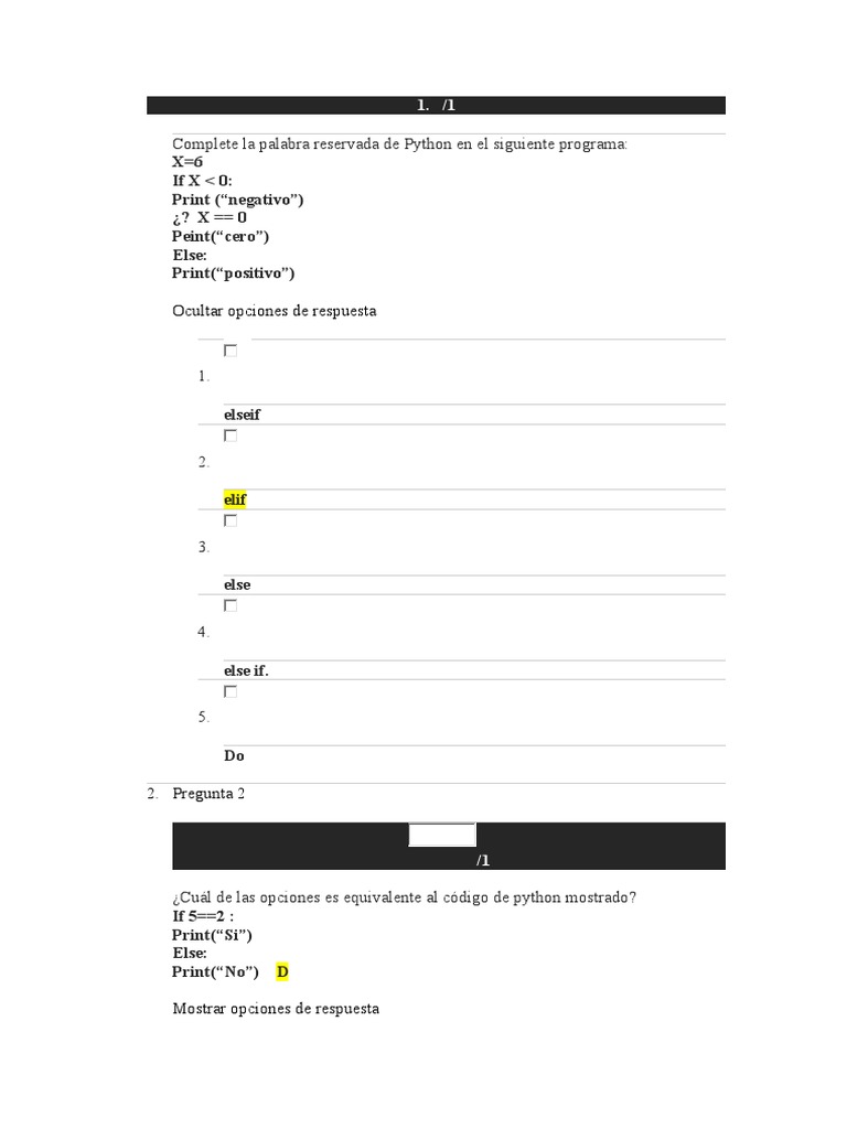 Examen Final | PDF | Python (lenguaje de programación) | Archivo de computadora