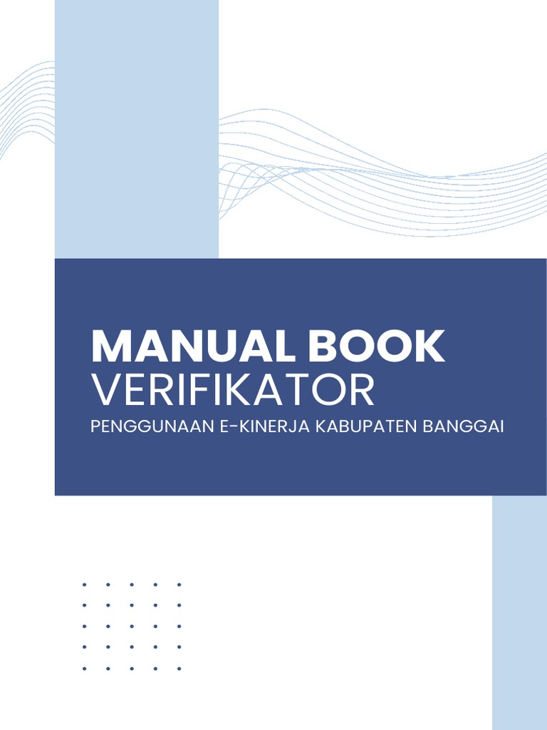 Manual Book E Kinerja Pegawai Verifikator Pdf