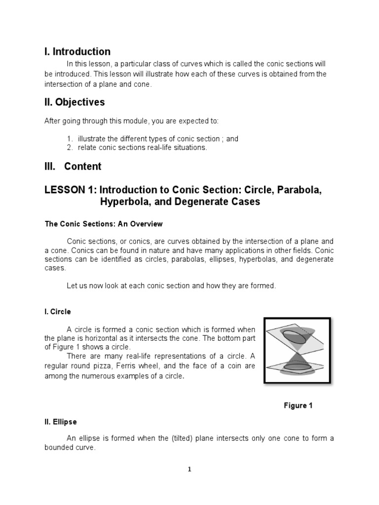 Understanding Conic Sections in Real Life | PDF | Ellipse | Geometric ...
