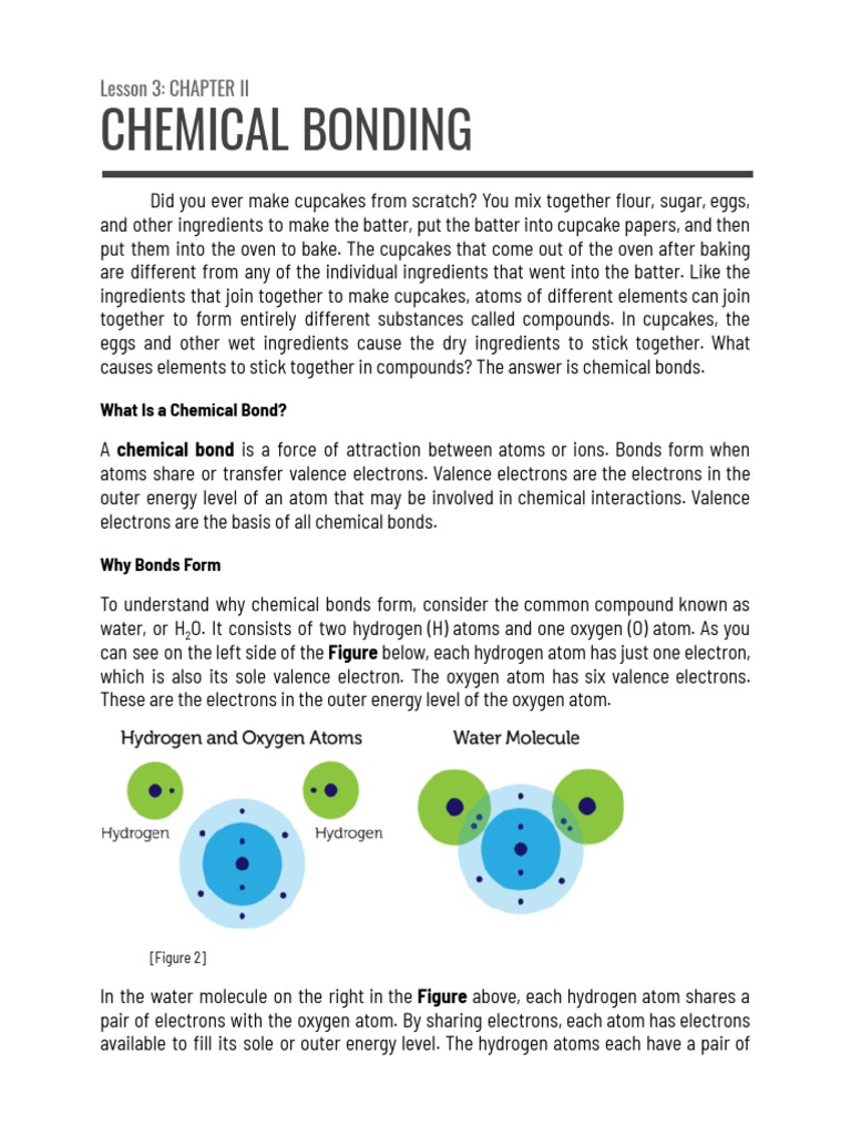 Lesson3 - Chemical Bonding PDF | PDF | Chemical Compounds | Ion