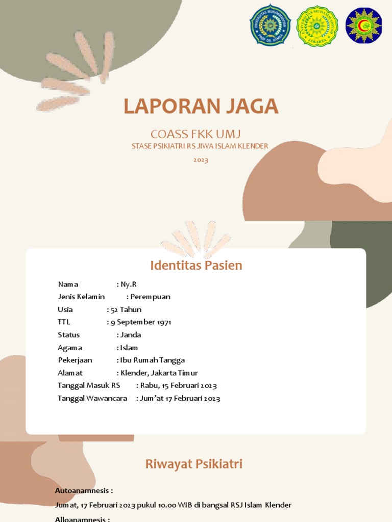 Laporan Jaga | PDF | Pengembangan Diri