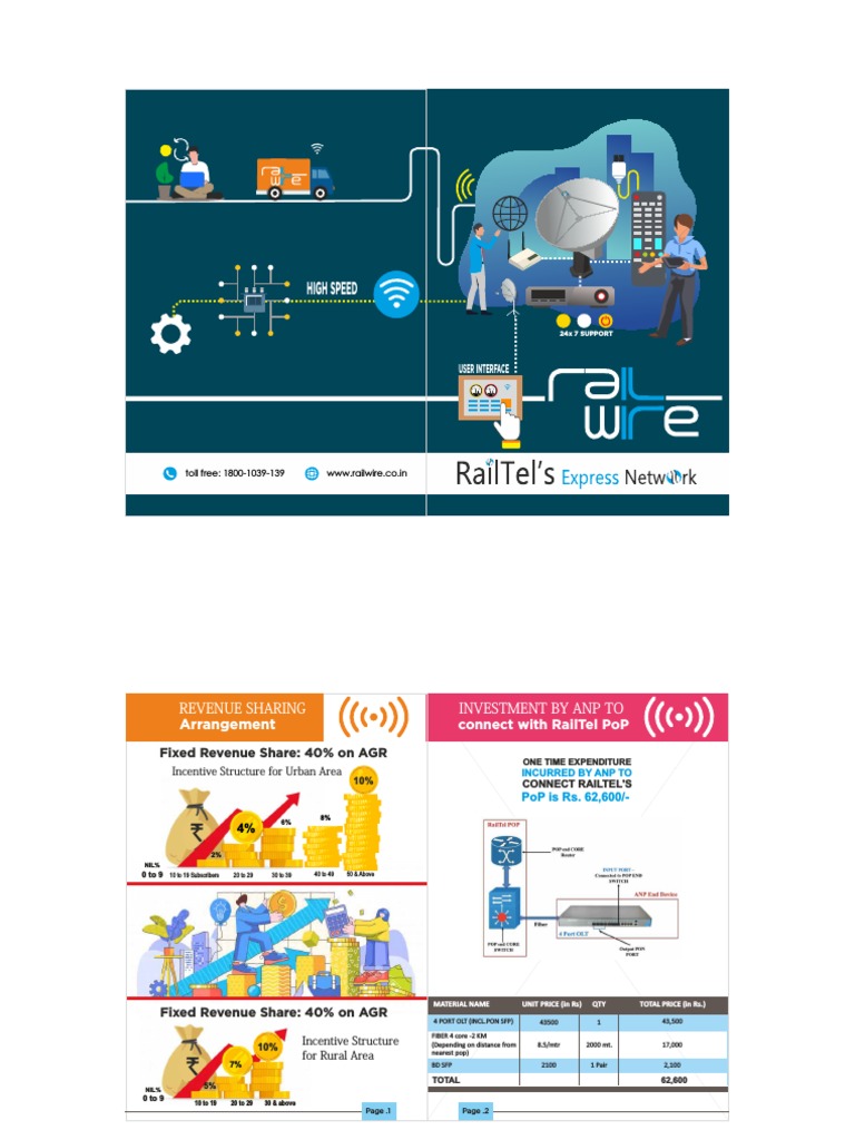 Railtel Handbook Ver.7 PDF | PDF | Subscription Business Model | Information And Communications ...