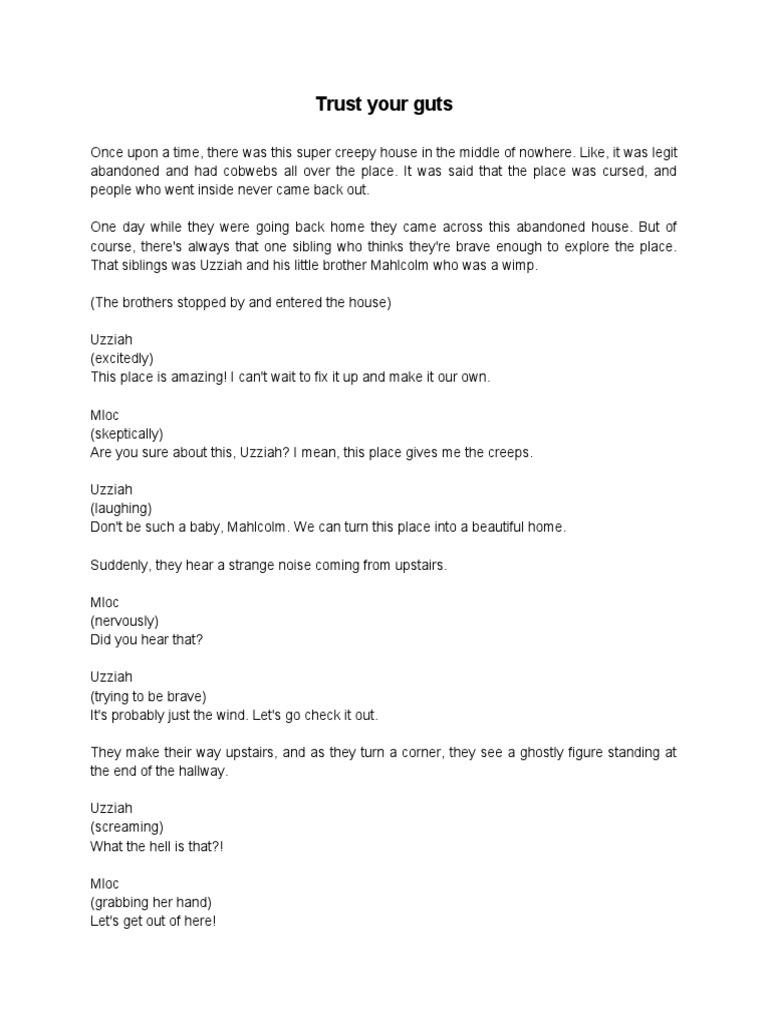 Trust Your Guts | PDF