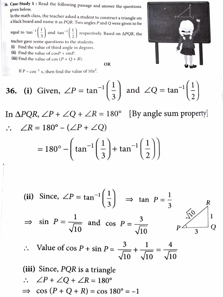 12TH Case Study CH 2 (Inv. Tri.) PDF | PDF | Trigonometric Functions ...
