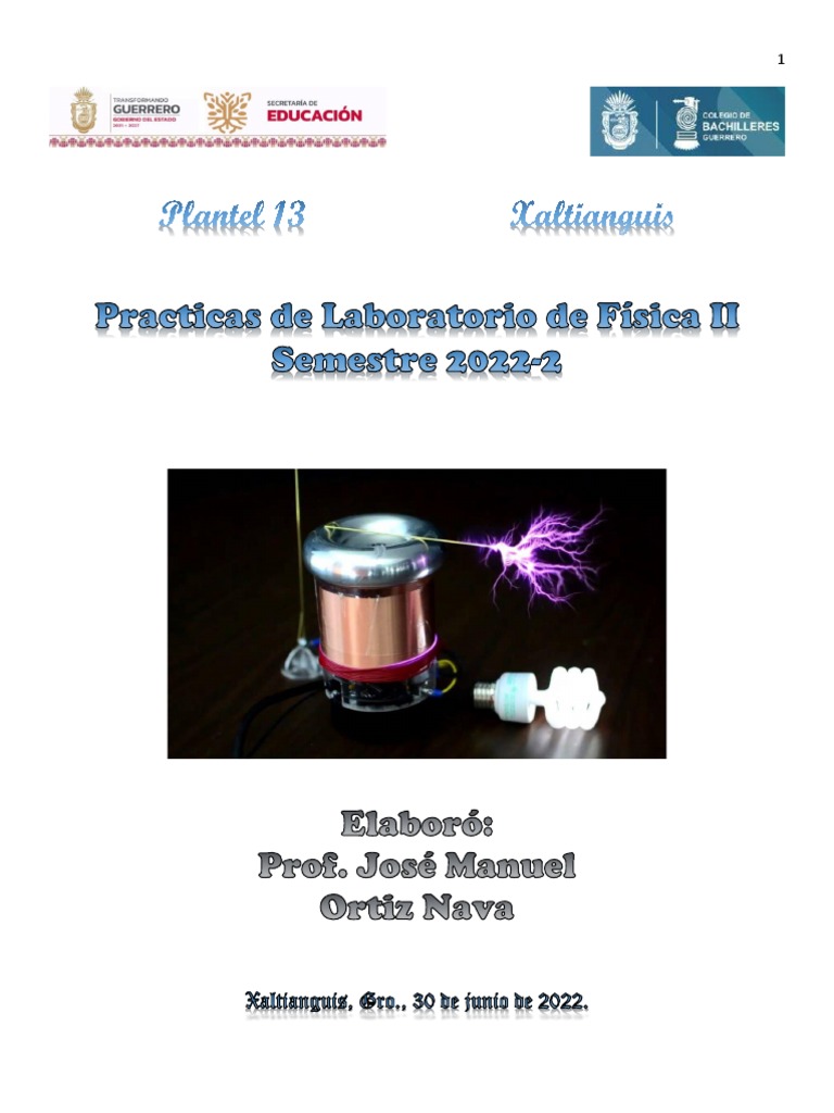 Manual de Laboratorio de Fisica Ii | PDF | Presión | Fahrenheit