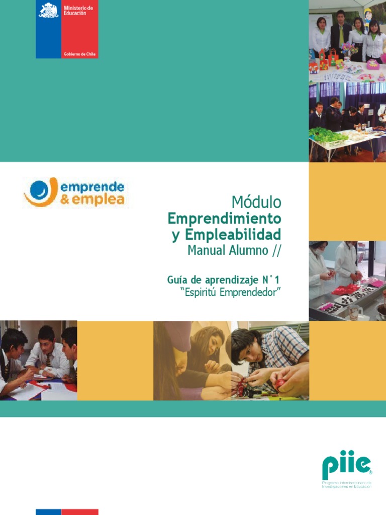 Libro Emprendimiento Módulo 1 Pdf Iniciativa Empresarial Comunicación
