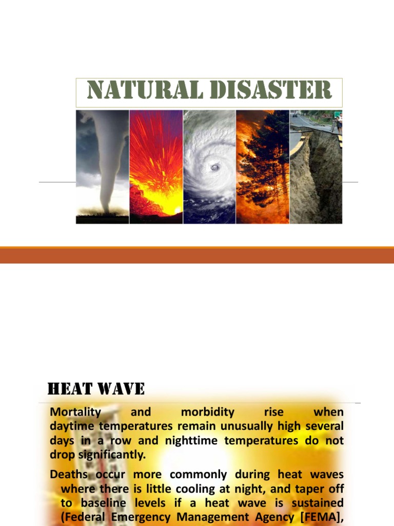 Natural Disaster | PDF | Thunderstorm | Hyperthermia