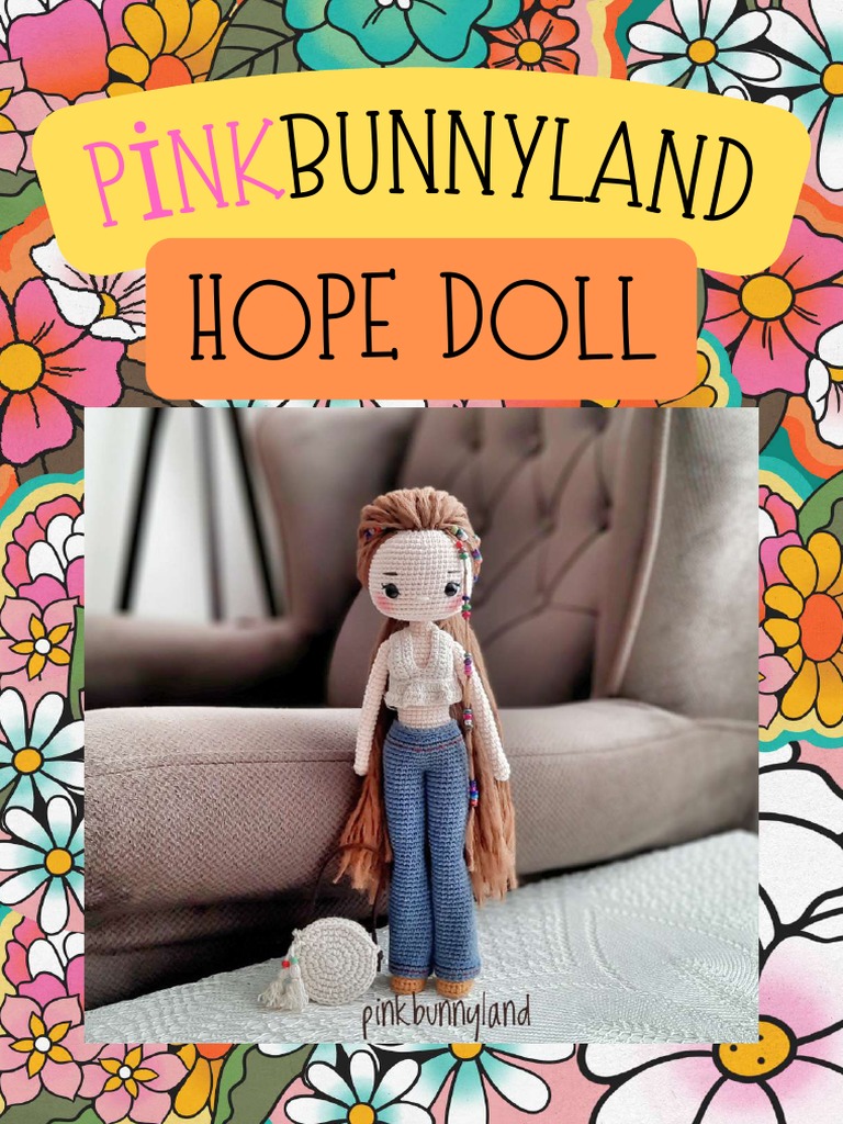 Hope Doll PinkBunnyLand | PDF | Crochet | Handicrafts