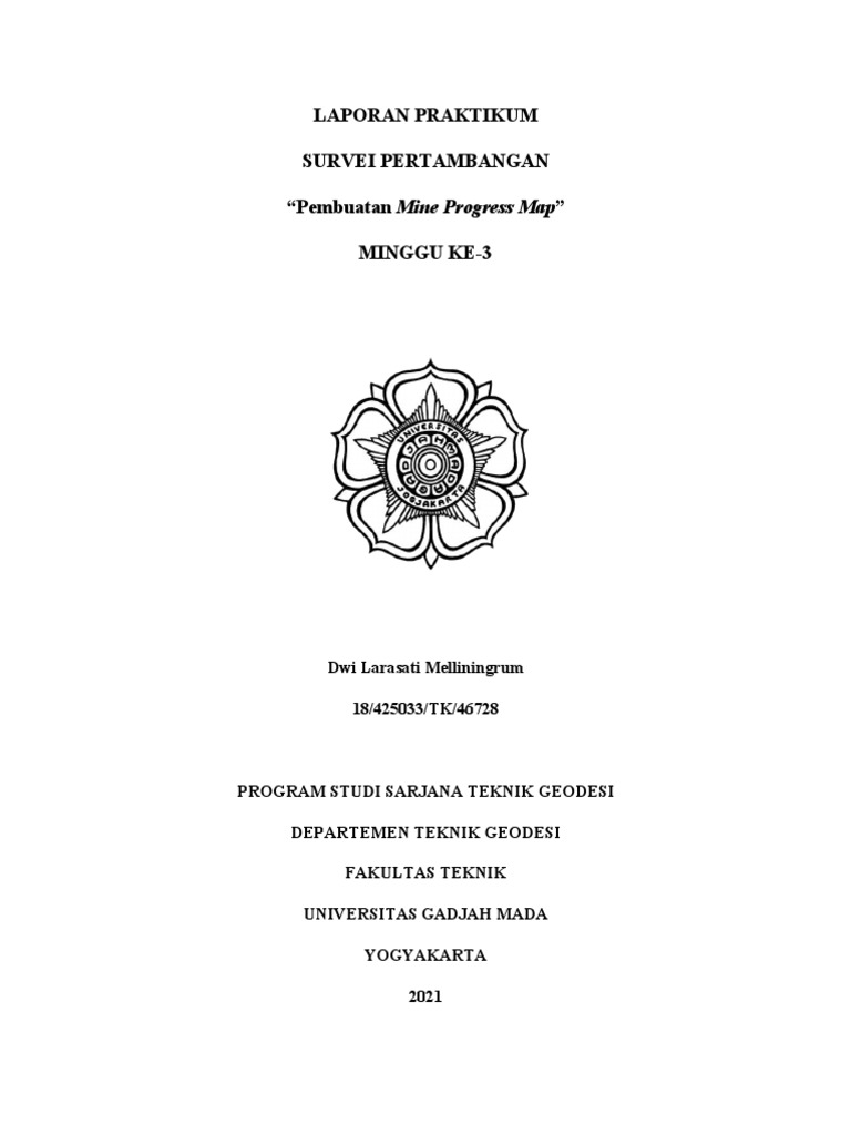 Pembuatan Progress Mine Map | PDF