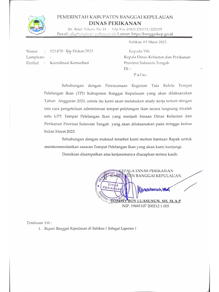 Surat Koordinasi | PDF