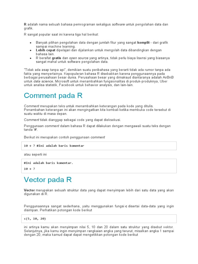 Materi analisis data | PDF