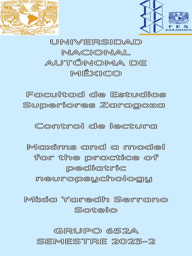 CL5 | PDF | Neuropsicología | Sicología