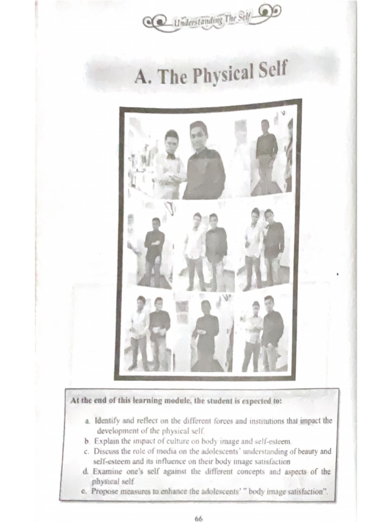 The Physical Self | PDF | Self Esteem | Body Image