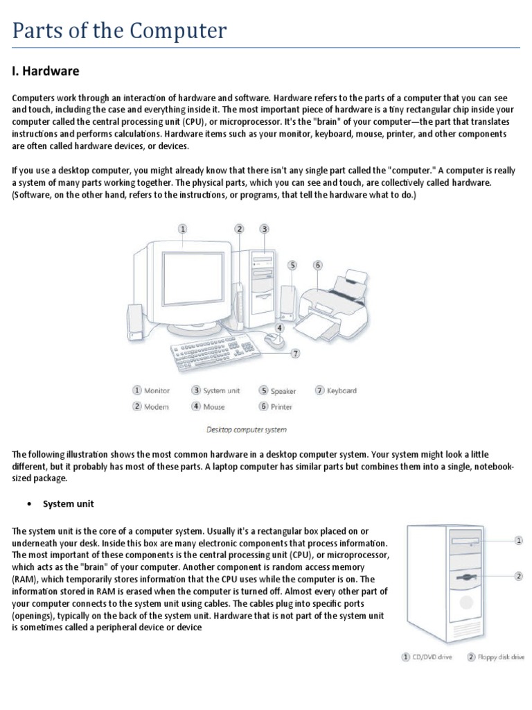 Chapter 2 Basic Computer Module | PDF | Computer Keyboard | Computer Hardware