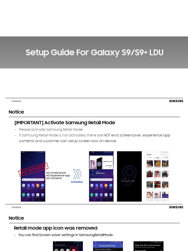 Setup Guide For Galaxy S9 S9+ LDU | PDF | Computer Engineering | Computing
