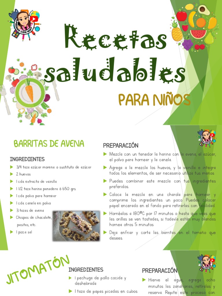 Recetario para Niños | PDF | Cocinando | Comida y bebida