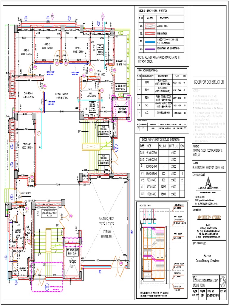 Ick Work - Partition Layout (Ground Floor) | PDF | Door | Building Engineering