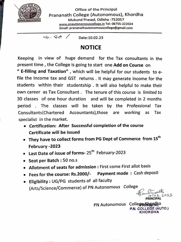 Notice | PDF | Value Added Tax | Taxes