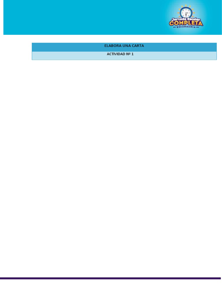 Ept1-U1-S1-Ficha de Actividad 11 | PDF